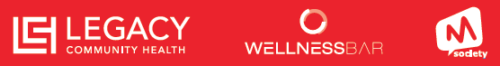 Red Logos Legacy Community Health Wellness Bar by Legacy MSociety ...