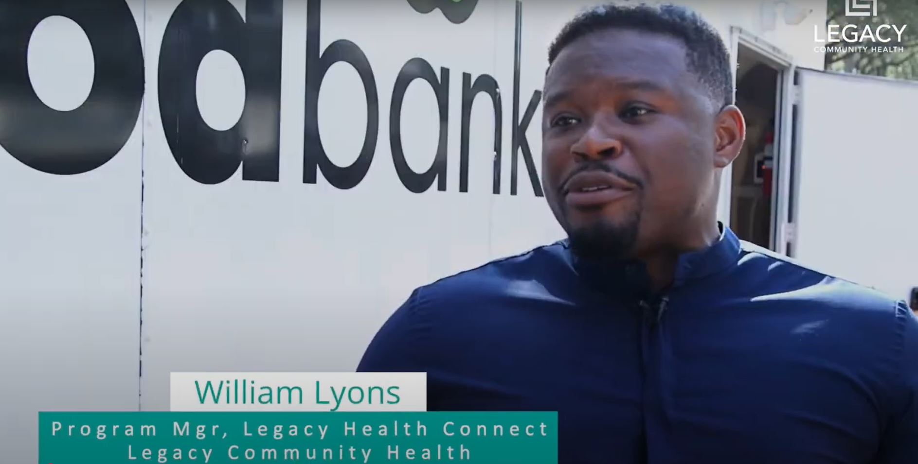 William Lyons, Senior Manager of SDOH Programs